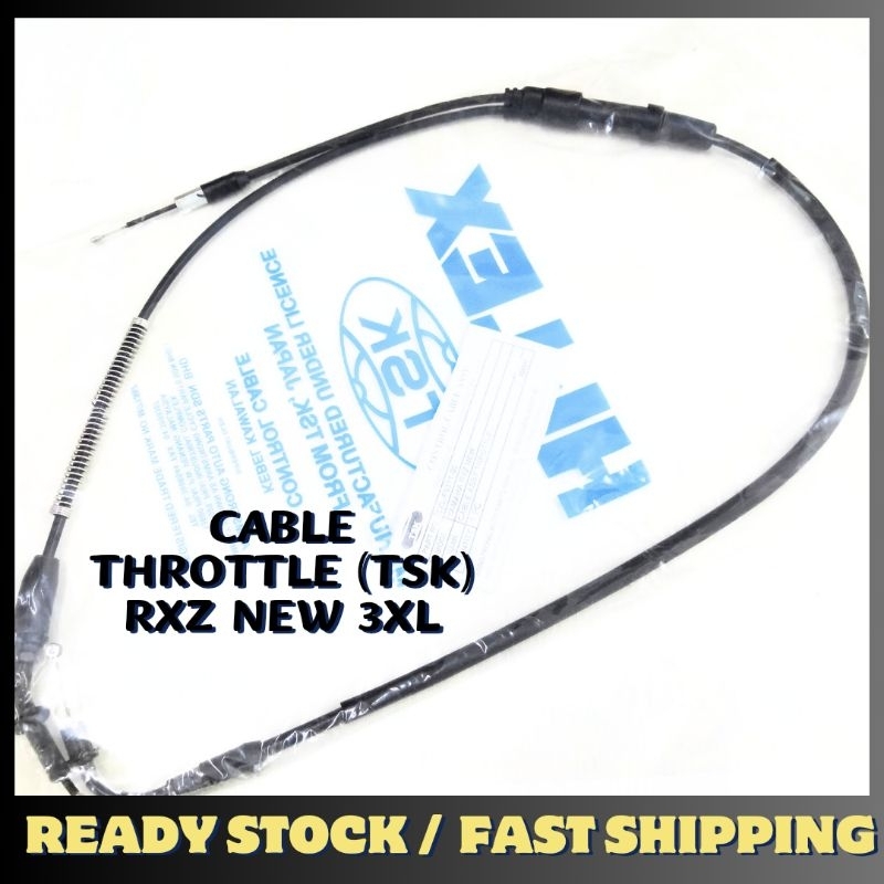 TSK CABLE THROTTLE RXZ NEW 3XL MILI TALI KABLE MINYAK CABLE MINYAK WIRE ...