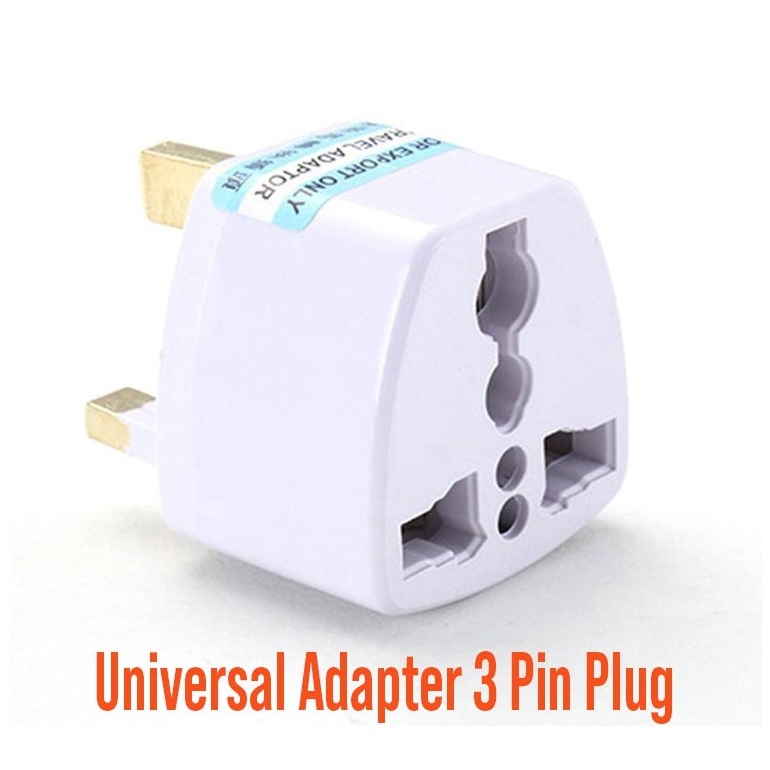 Universal 3 Pin Plug Adaptor 2 Pin US EU CHINA Multi Pin To Malaysia 3 ...