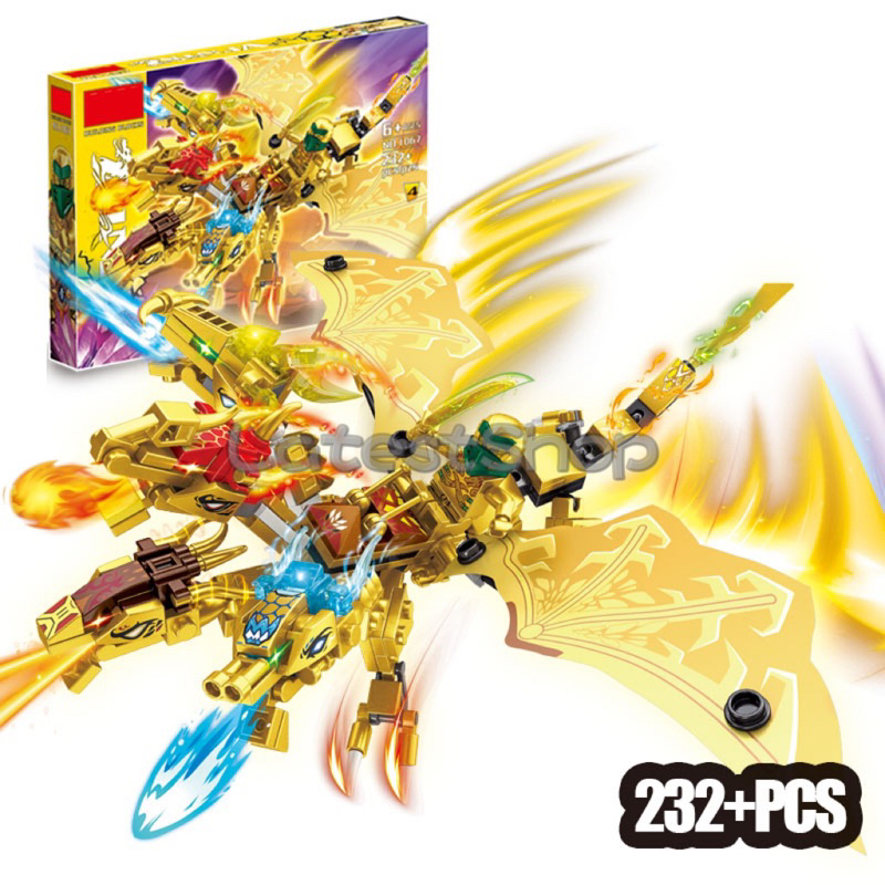 Dark Horse Phantom Four Winged Dragon Flame Four Winged Mecha 4 in 2 ...