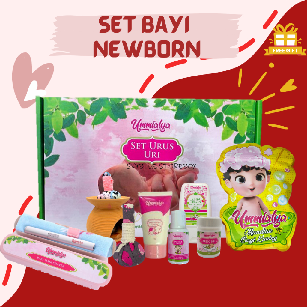 SET NEWBORN BABY / MINYAK TELON / MANDIAN KUNING BABY / TUNGKU BABY NEW ...