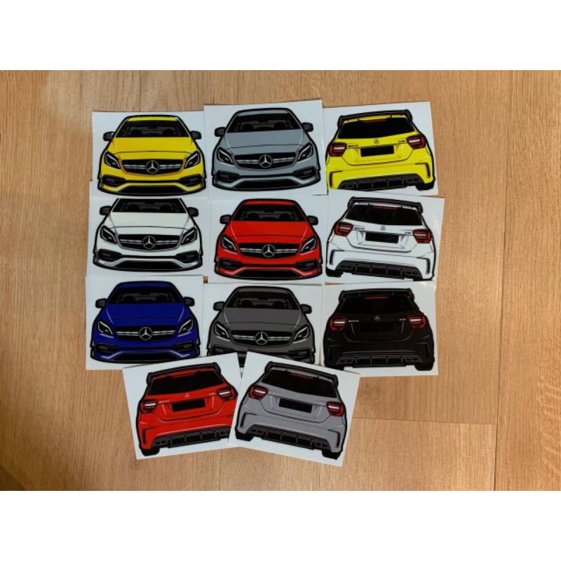 MERCEDES AMG A45 UV STICKER | Shopee Malaysia