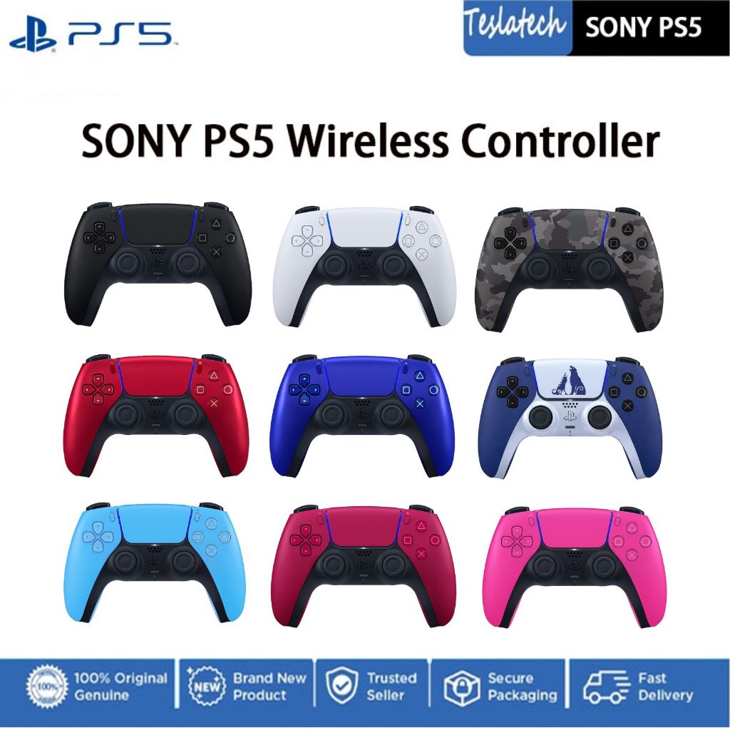 (Ready stock) Original PS5 Wireless Controller Gamepad DualSense ...