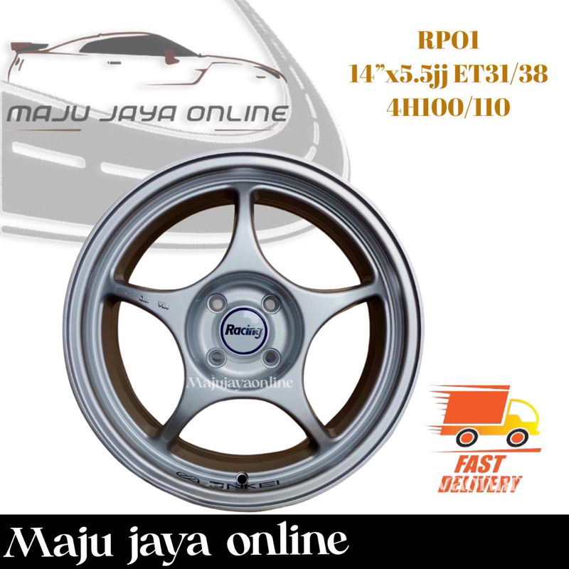 RPO 1 sport rim 14” inch 4H100&4H110 14X5.5 wheel (1 SET) | Shopee Malaysia