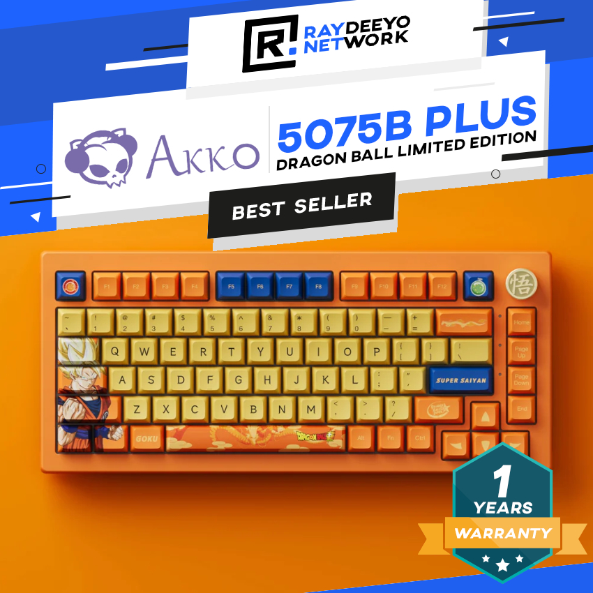 Akko 5075B Plus Wireless Mechanical Keyboard - Dragon Ball Super Goku ...