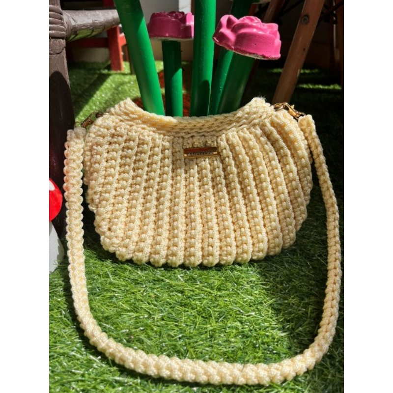 Crochet bag labu handmade | Shopee Malaysia