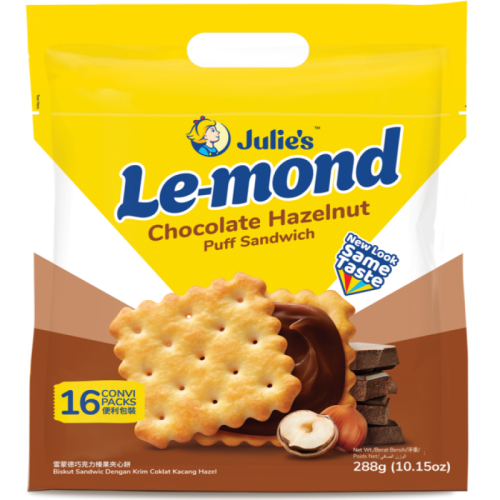 JULIE'S LEMOND CHOCOLATE 288GM biskut wafer waffle | Shopee Malaysia