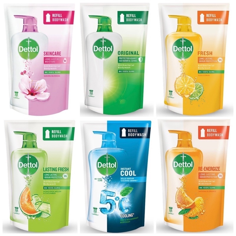 Dettol Shower Gel Pouch Refill Pack 750g | Shopee Malaysia