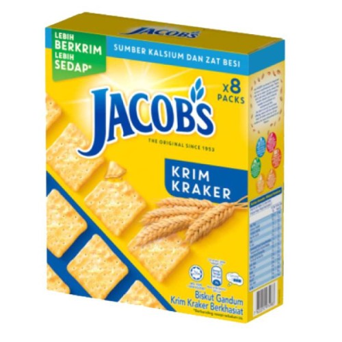 Jacobs Cream Cracker Multipack 216gm Biskut Biskut Biscuit Easy Pack Shopee Malaysia