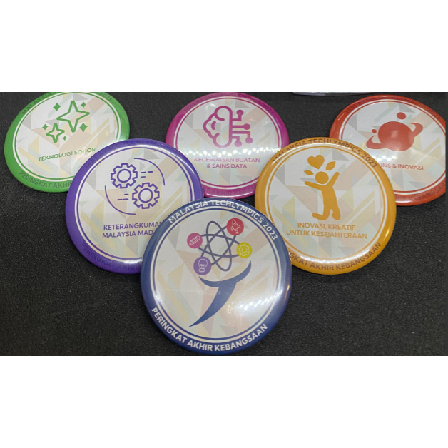 Button badge Techlympics 2023 | Shopee Malaysia