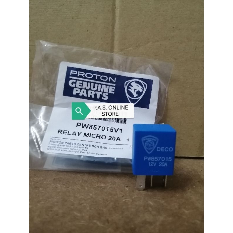 Proton Original Micro Power Relay Proton Exora PW857015V1 4Pin 20A 12V ...
