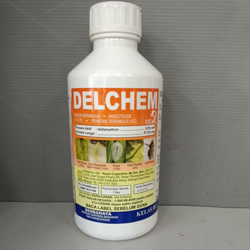 DELCHEM 1LIT RACUN SERANGGA macam Decis | Shopee Malaysia