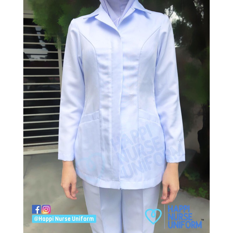 ️ READYSTOCK Baju Uniform Jururawat / PPK EPAULET by Happi Nurse ...