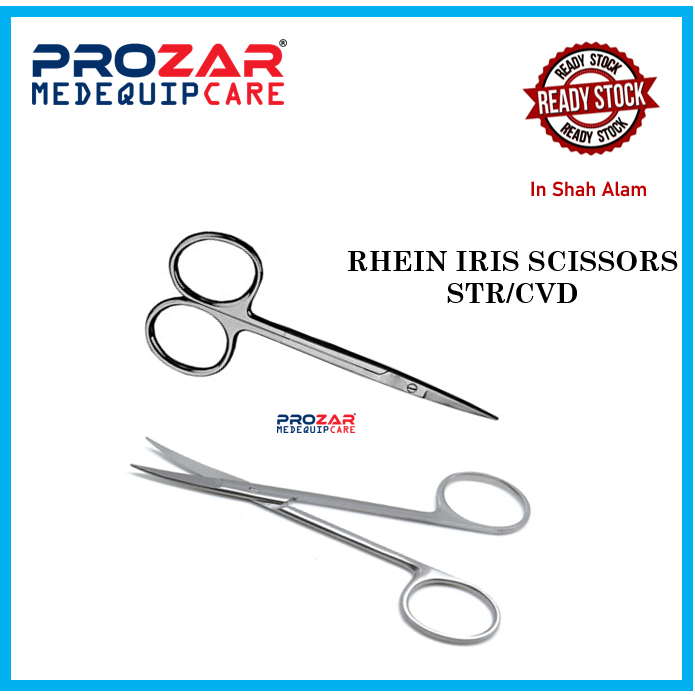 RHEIN IRIS SCISSORS STR/CVD 11.5CM | Shopee Malaysia