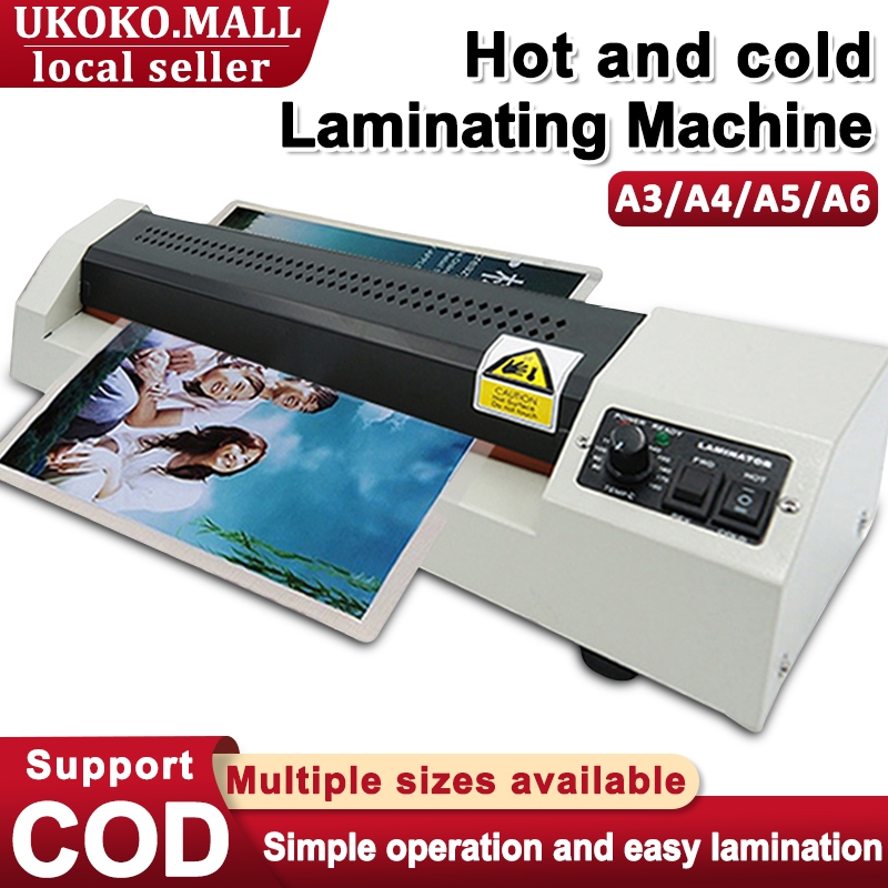 A3 A4 Laminator Machine Heavy Duty Metal Body Hot And Cold Laminator A4