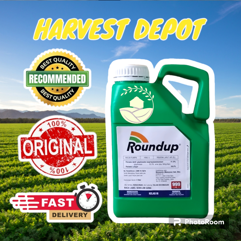 4L roundup weed killer racun rumput rampai racun rumput racun roundup ...
