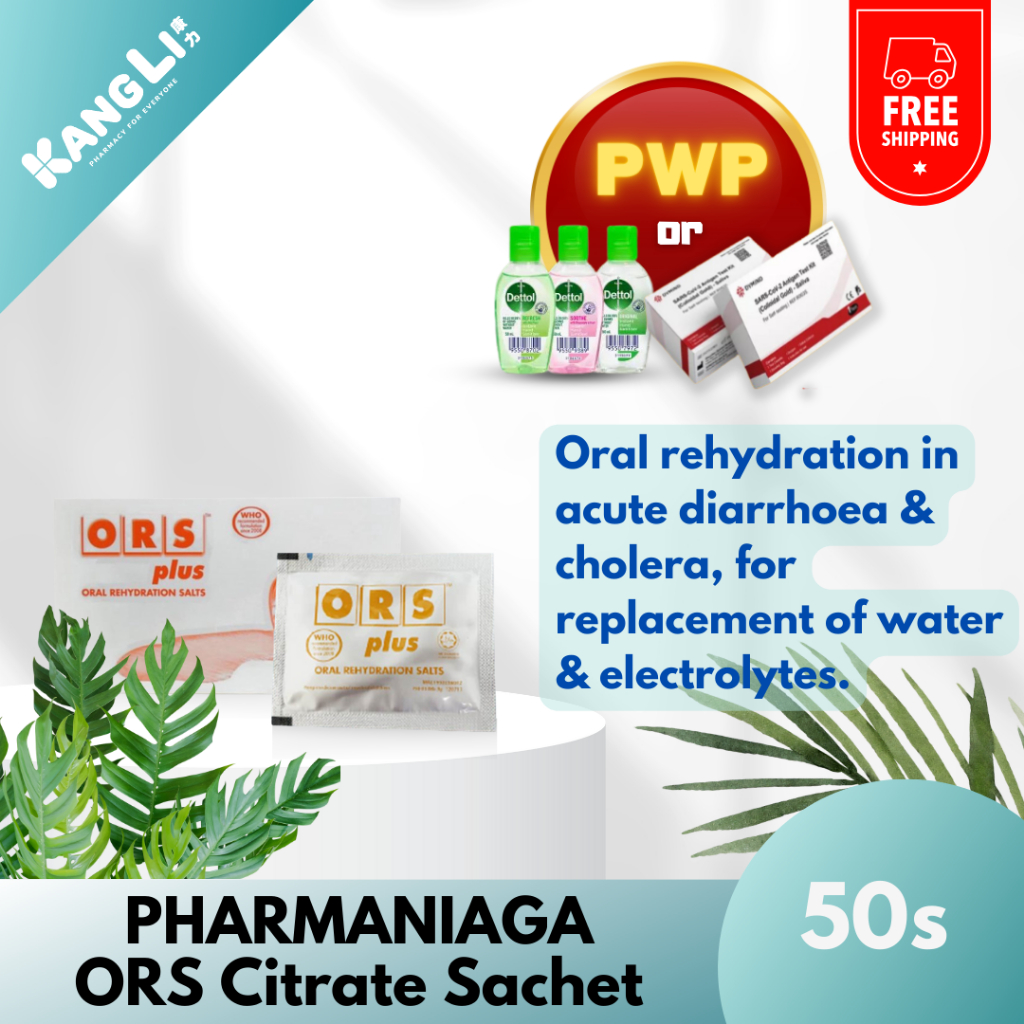 PHARMANIAGA ORS Citrate Sachet 50s | Shopee Malaysia