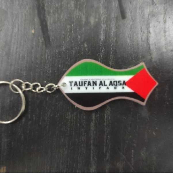 Keychain Capal Bendera Palestin Merdeka Taufan Al-Aqsa Ready Stock by ...
