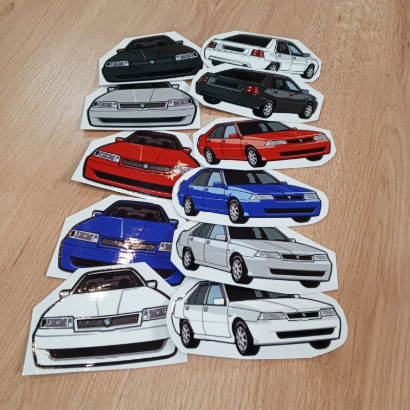 PROTON SAGA LMST FIORE UV STICKER | Shopee Malaysia