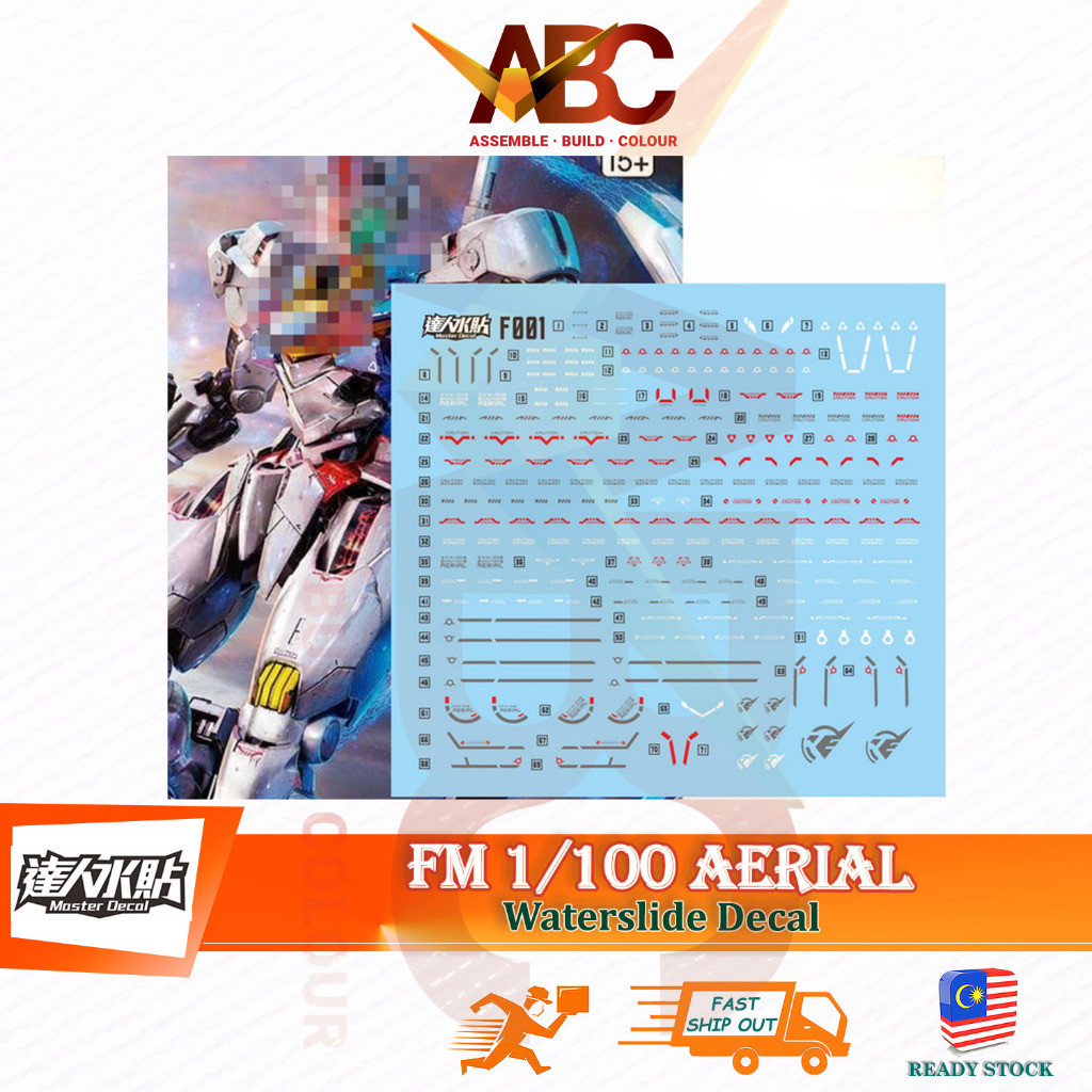 (Master) Waterslide Decal - FM 1/100 Aerial XVX-016 Witch from Mecury ...