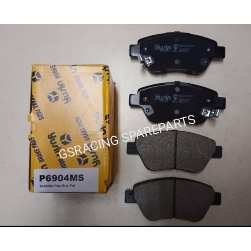 PROTON GEN2 / PERSONA / SATRIA NEO FRONT DISC PAD BRAKE PAD (YUSIN ...