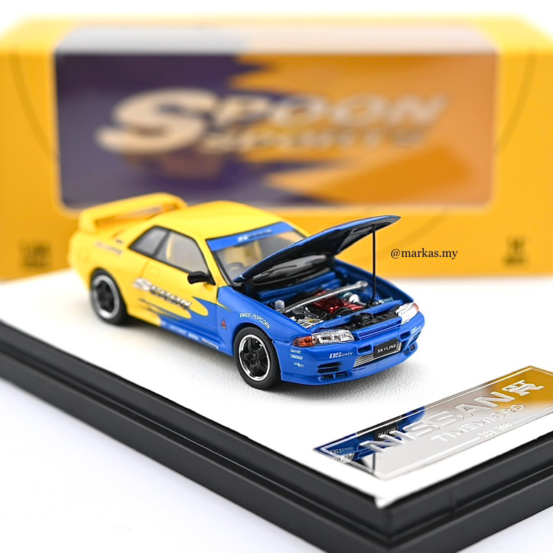 TIME MICRO 1/64 NISSAN GT-R R32 SPOON SPORTS LIVERY | Shopee Malaysia