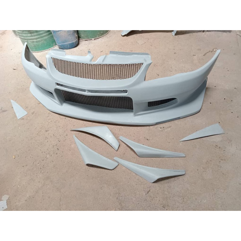 Mitsubishi evo 7 8 9 Vortex voltex wide Bodykit body kit front side ...