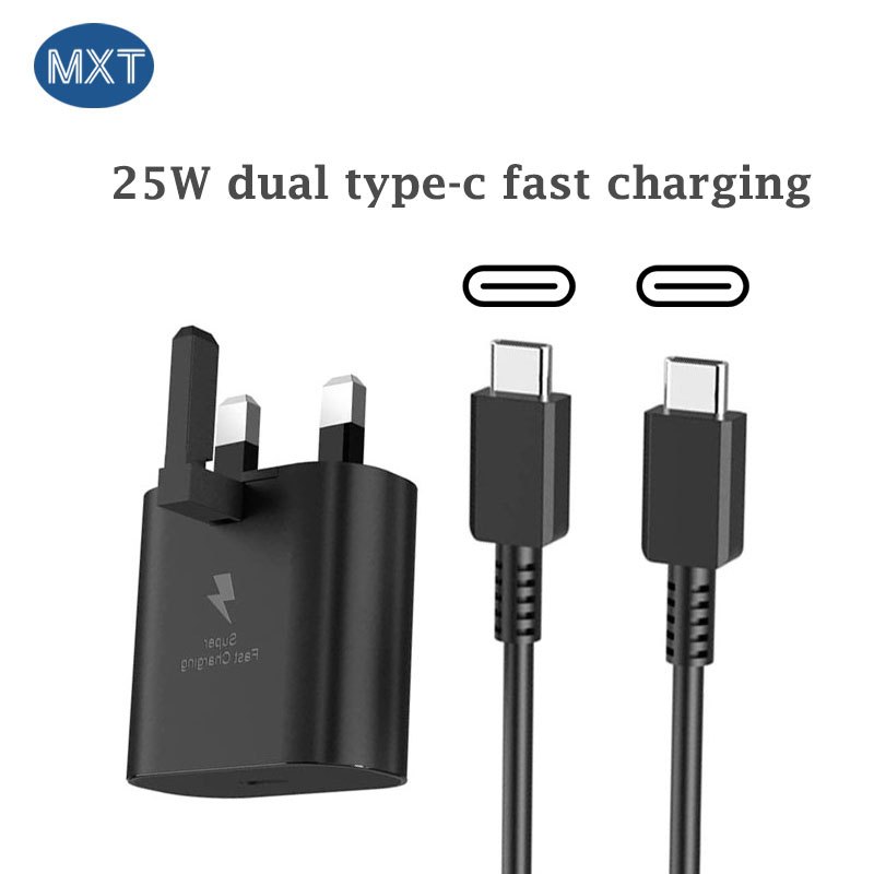25w Type C To Usb C Fast Charger Usb C Plug And Cable For S23 S21 S22