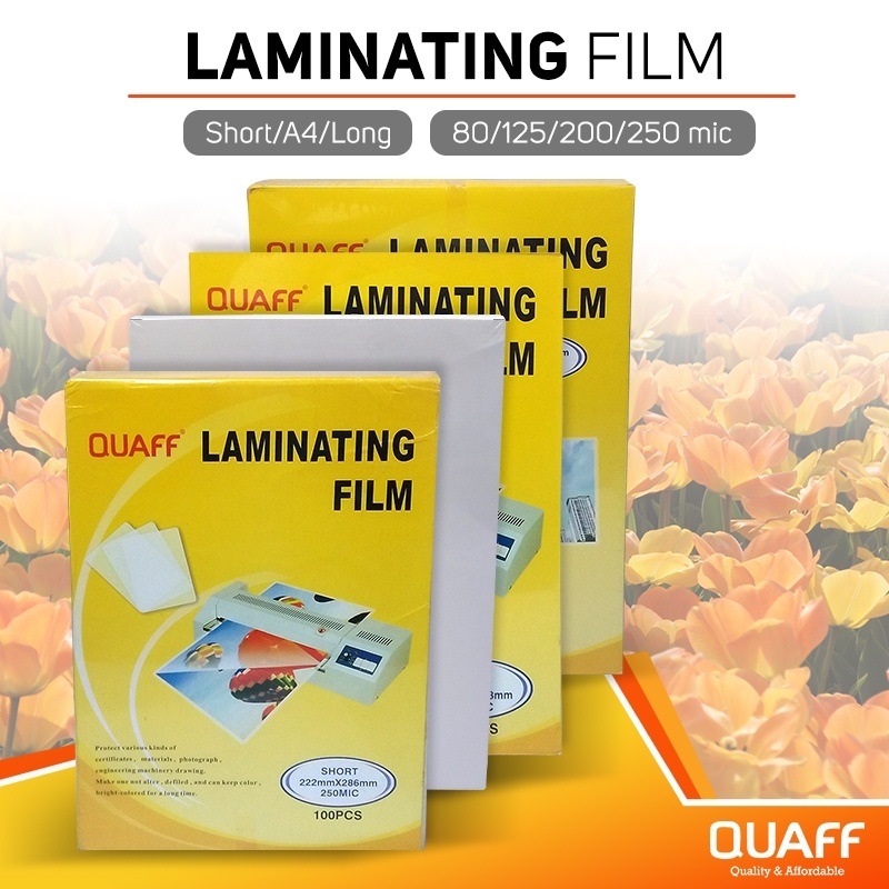 QUAFF A3 | A4 Laminating Film Hot Laminating Process (100 Sheets/Pack) | Shopee Malaysia
