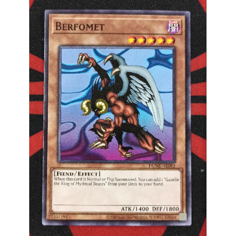 YUGIOH KONAMI DUNE-AE082 Berfomet (Common) | Shopee Malaysia