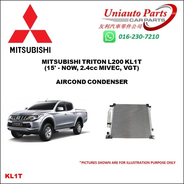 MITSUBISHI TRITON L200 KL1T (15' - NOW, 2.4cc MIVEC, VGT) AIRCOND ...