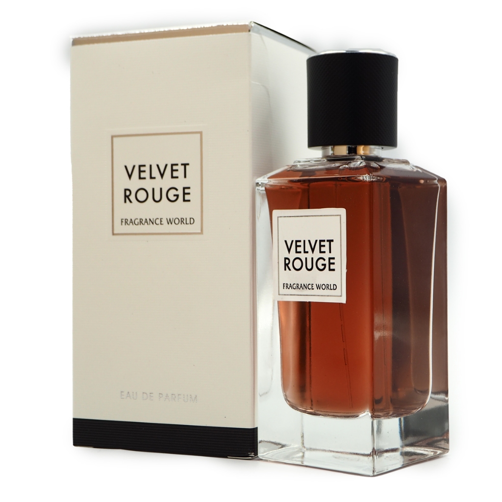 Velvet Rouge Eau De Parfum 100ml for Women by Fragrance World, Minyak ...