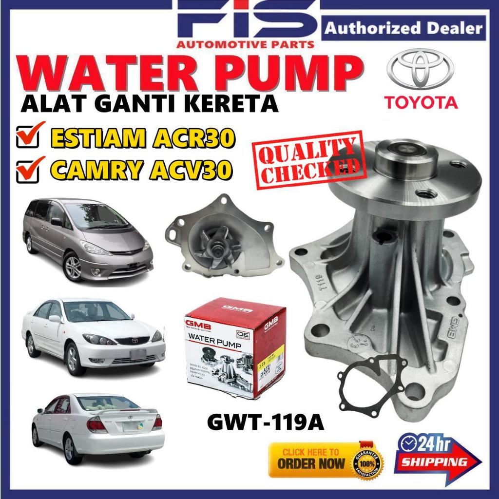 FIS GMB Original Water Pump Toyota Estima ACR30 Harrier ACU10 ACU30 Alphard ANH10 Camry ACV30 ...
