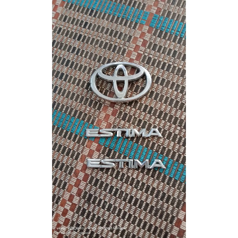 Rear Emblem/Emblem Logo Bonet Belakang Toyota Estima TCR10 TCR11 ...