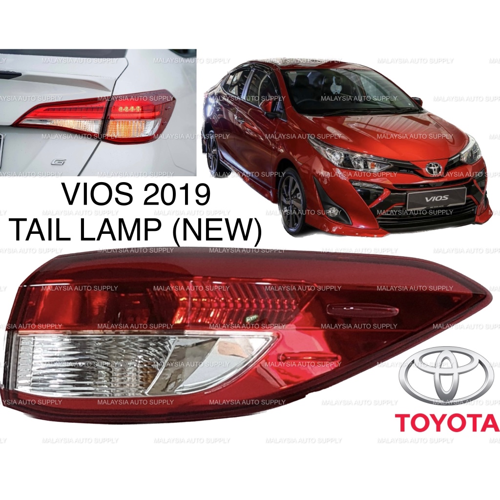 TOYOTA VIOS ( 2019 ) - TAIL LAMP (NEW) | Shopee Malaysia
