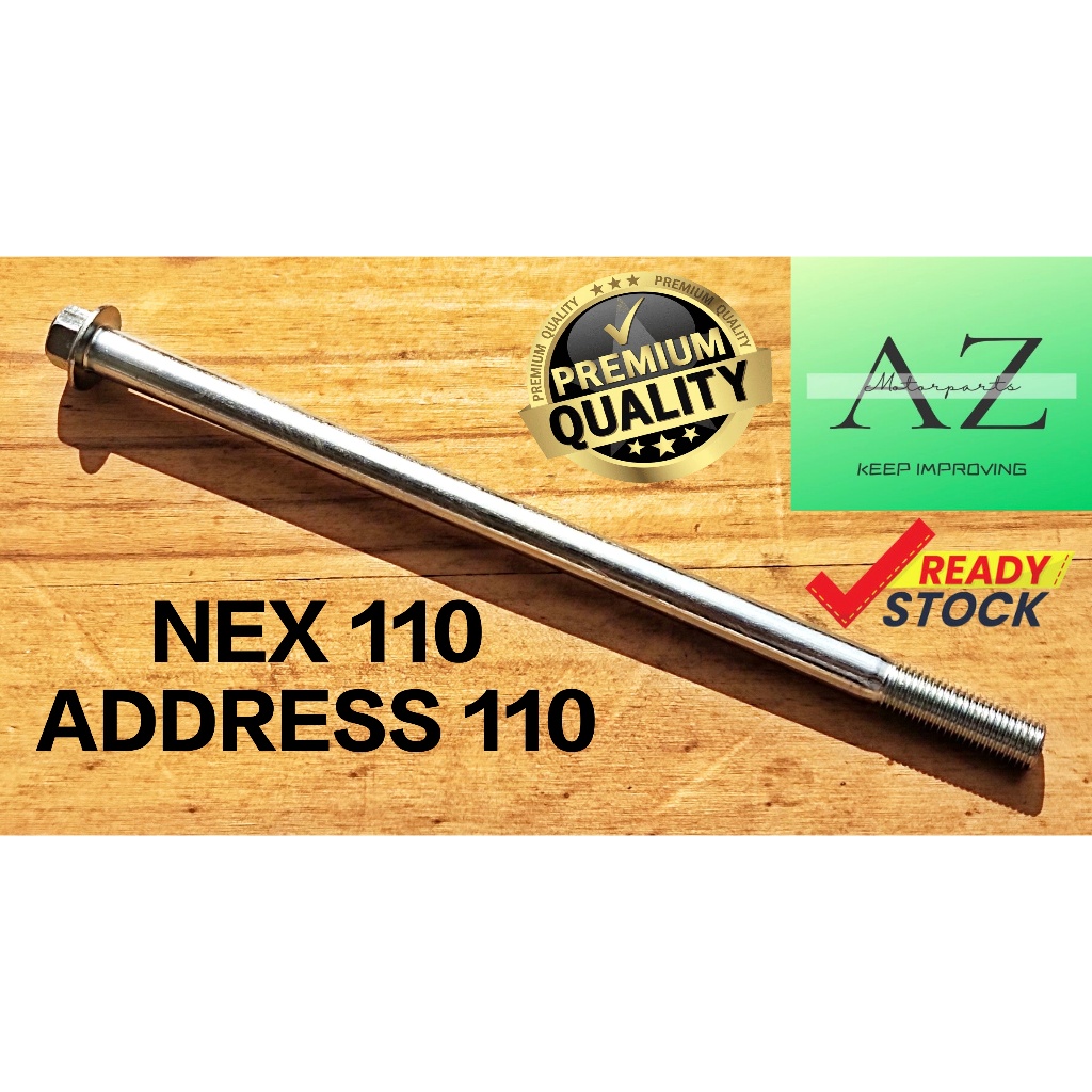 FRONT WHEEL SHAFT SUZUKI NEX 110/ADDRESS 110 | Shopee Malaysia