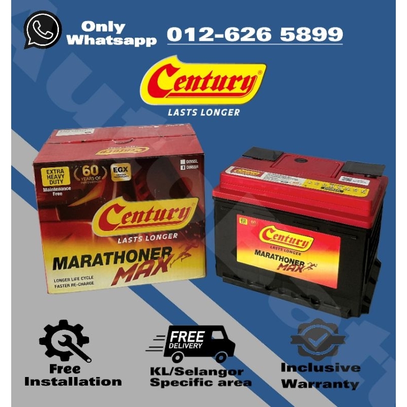 [ Installation Provided ] DIN55R | DIN55L ] Century Marathoner MAX Car ...