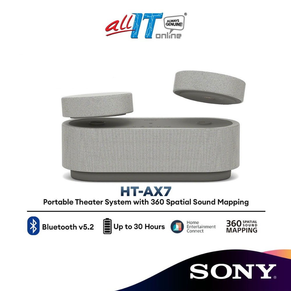 SONY HT-AX7 Portable Theatre System with 360 Spatial Sound Mapping | AX7 | Shopee Malaysia