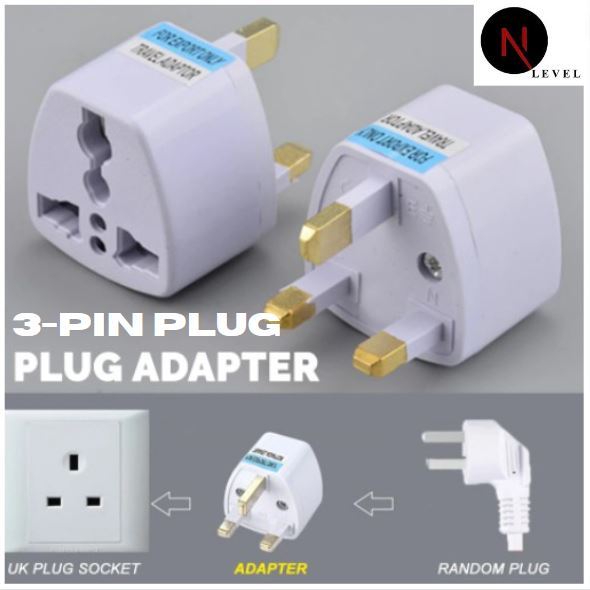 3-Pin Universal Conversion Adapter Travel Plug UK China Hong Kong ...