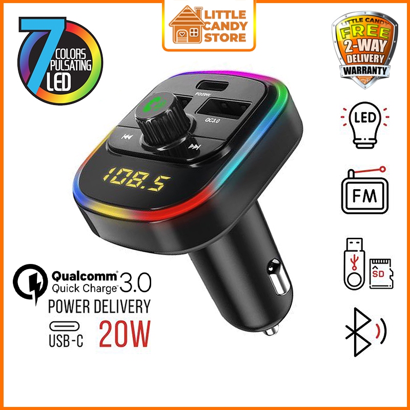Car Kit Radio FM Modulator MP3 Player Car Handsfree Bluetooth FM ...