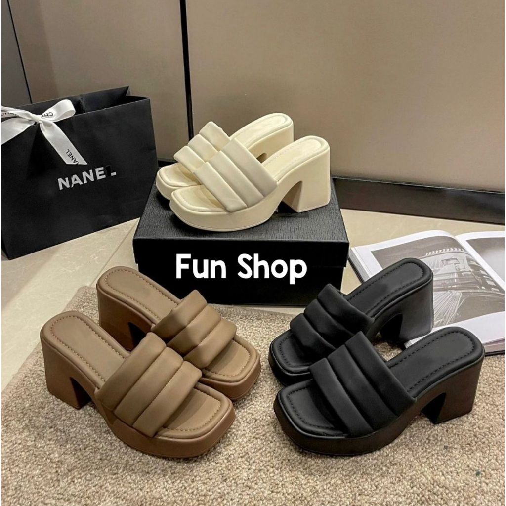 Premium Wedges Heels High Heels Kasut Tinggi Wanita Kasut Tumit 女高跟鞋 ...