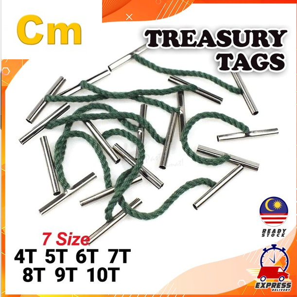 Kakijimat Treasury Tags 100s Punched Paper Binding Tali Hijau Office ...