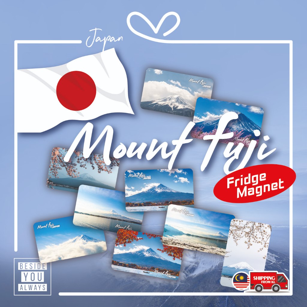 Japan Mount Fuji Gift Souvenir Fridge Magnet 9cm x 5.5cm | Shopee Malaysia