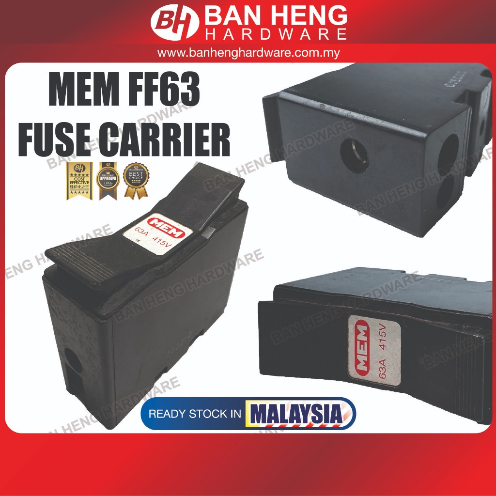 MEM Fuse And Carrier Base Holder 63A 415V | Shopee Malaysia