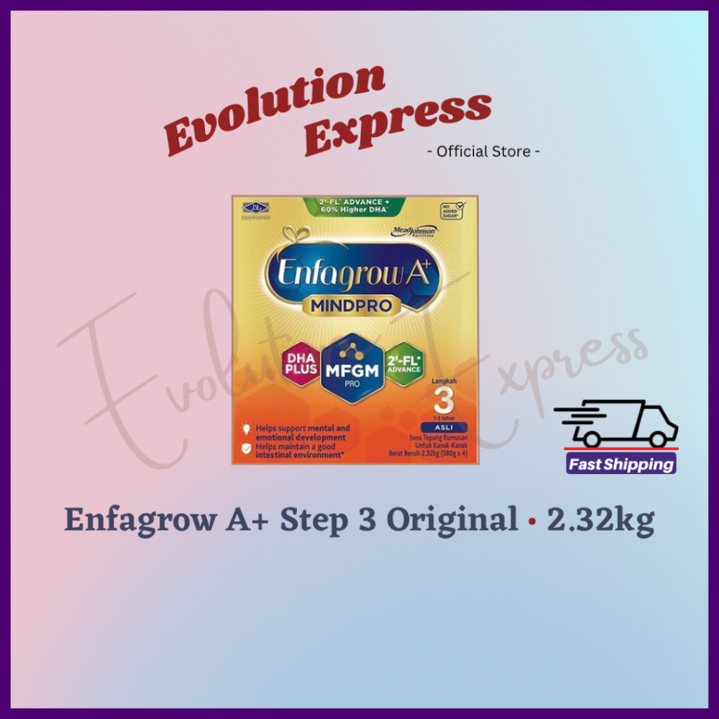 Enfagrow A+ Step 3 Original ( 2.4kg / 2.32kg / 2.52kg ) Exp 12/2025 ...