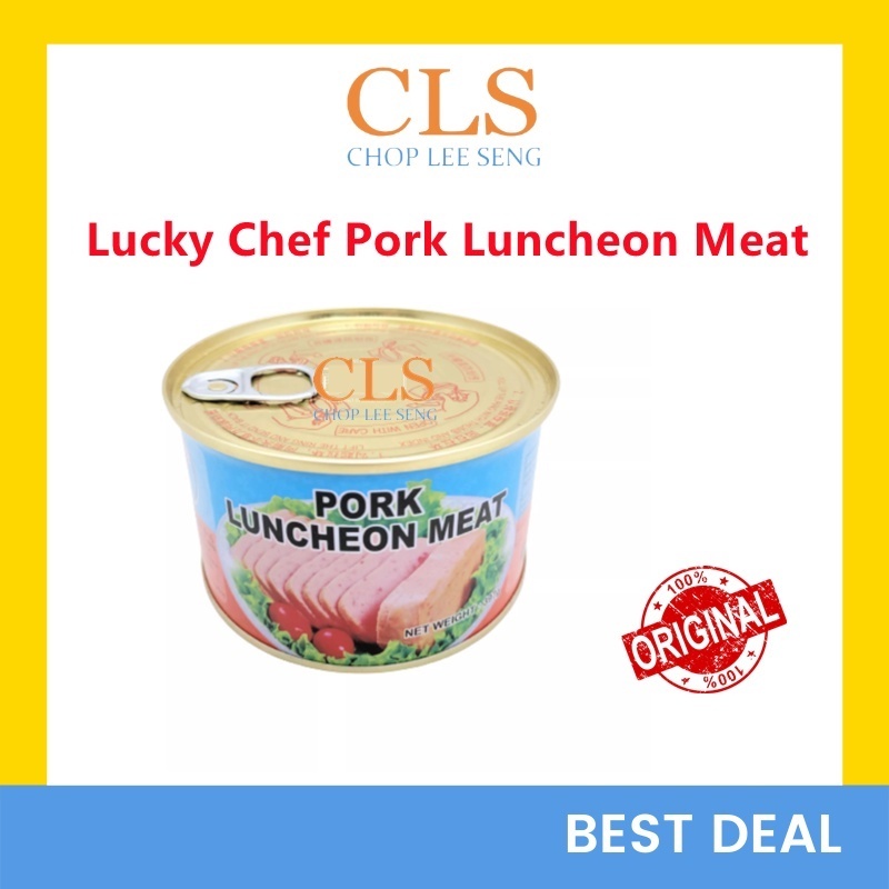 Lucky Chef Pork luncheon meat Original Flavor 397g | Shopee Malaysia