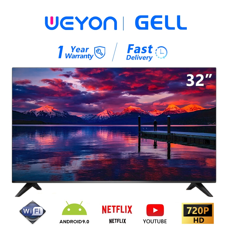GELL Sakura 32 Inch Android TV LED Smart TV Murah LED Television Smart ...