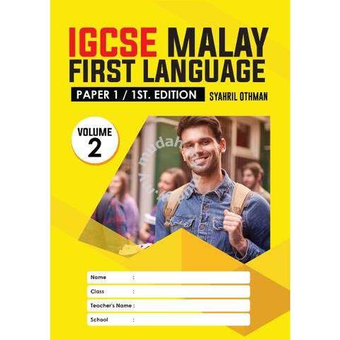 IGCSE MALAY FIRST LANGUAGE PAPER 1. 1ED. BY SYAHRIL OTHMAN | Shopee ...