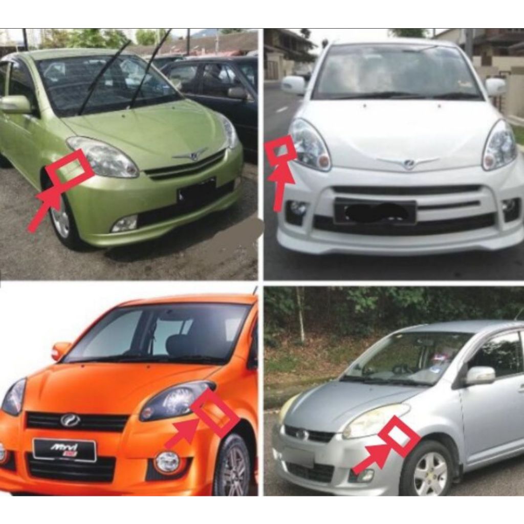 ORIGINAL PERODUA MYVI D73A 2005-2010 FRONT SIDE BUMPER BRACKET DEPAN ...