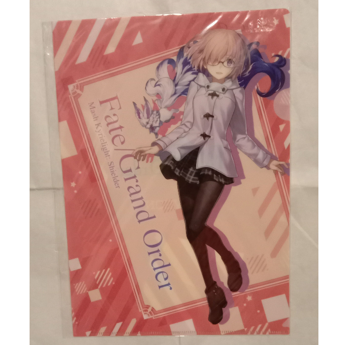 FGO Fate/Grand Order x Lawson collab A4 size file folder Mashu ...