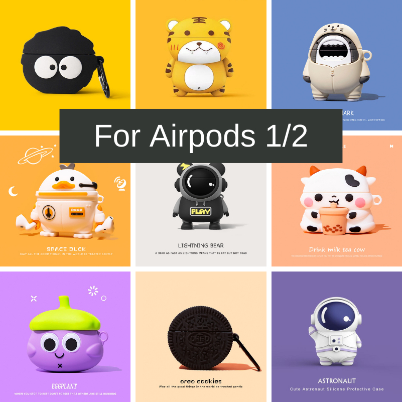Airpod 1&2 Cartoon Case Cover | airpod silicone case cover | Airpods ...